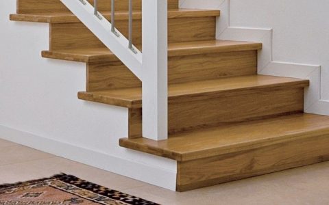 ¿Qué es la huella y contrahuella de un escalón de madera?